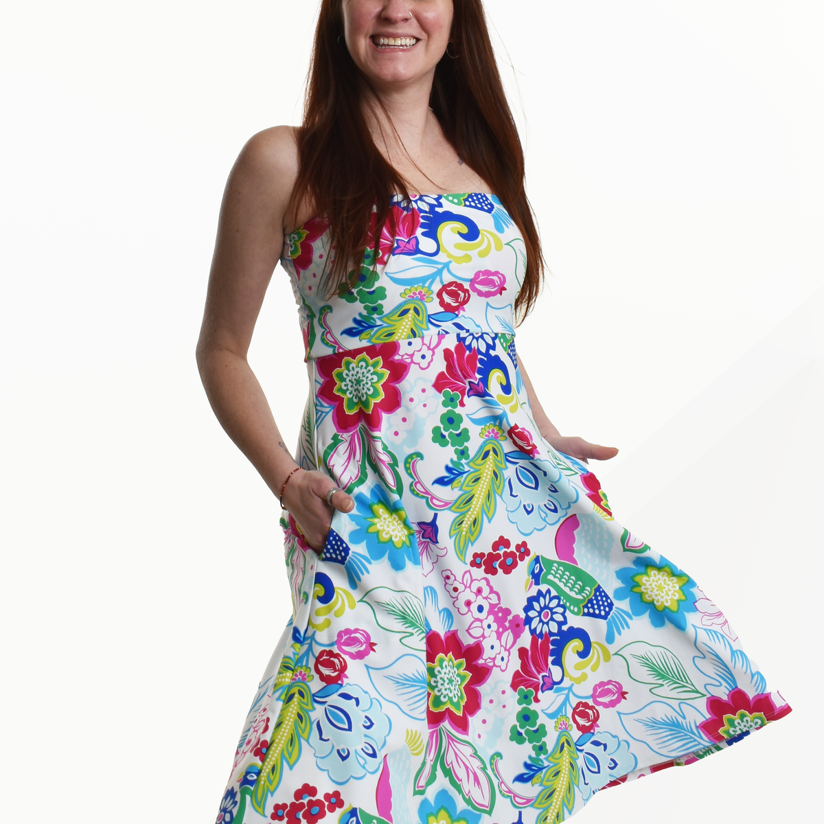 Spunkwear | Laguna Bandeau Dress in 5 O'clock