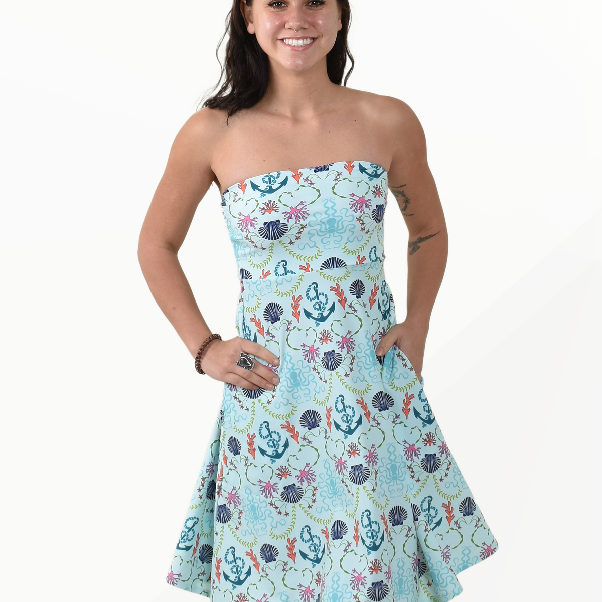 Spunkwear | Laguna Bandeau Dress in 5 O'clock